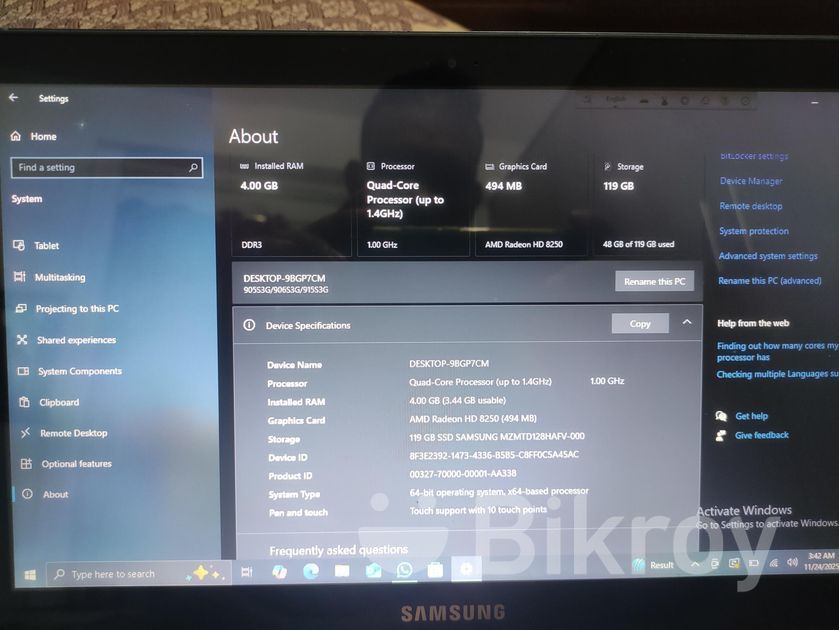 Samsung Display Touch Laptop for Sale in Mirpur | Bikroy