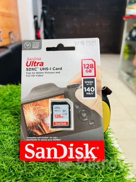 Sandisk 128 gb 140 mbs Dslr memory card for Sale in Lalkhan Bazar | Bikroy