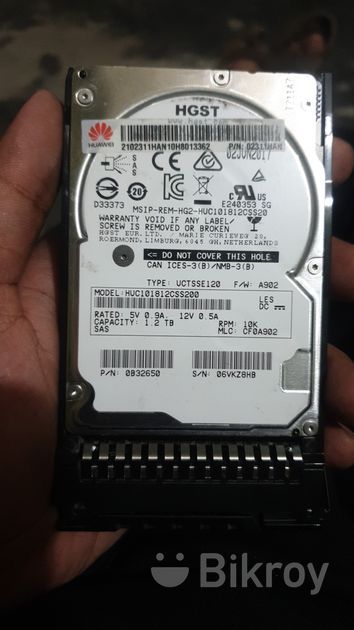 SERVER HGST 1.2 TB 10K SAS HDD for Sale in Mohammadpur | Bikroy