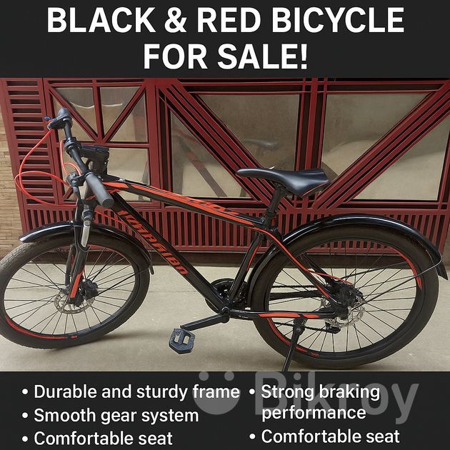 Seventy One Warrior 2.0 – Black & Red Bicycle | Mirpur | Bikroy
