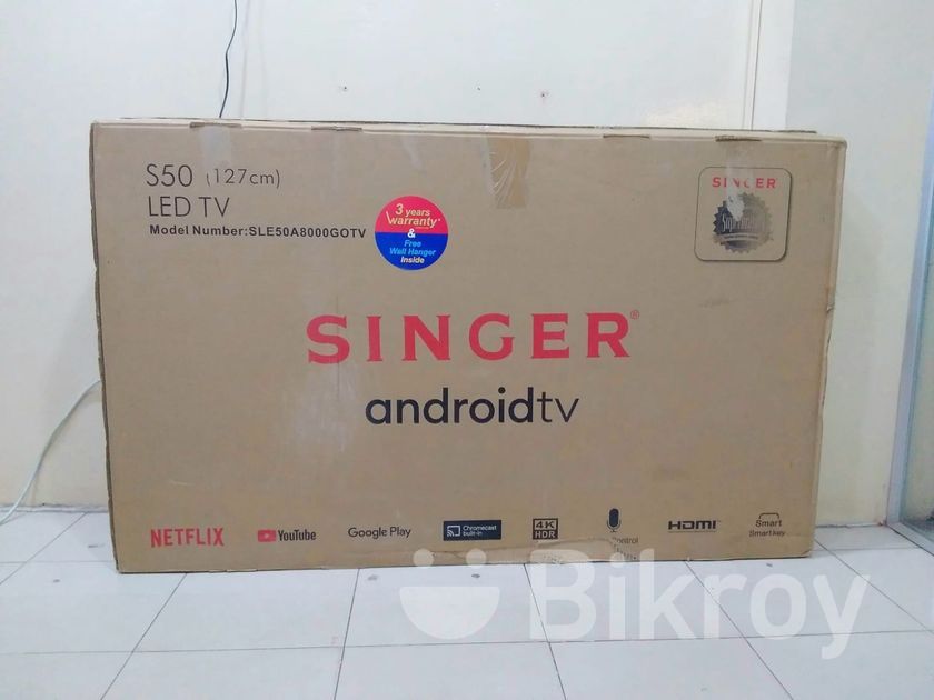 Singer 50" 4k Smart Tv for Sale in Lalkhan Bazar | Bikroy