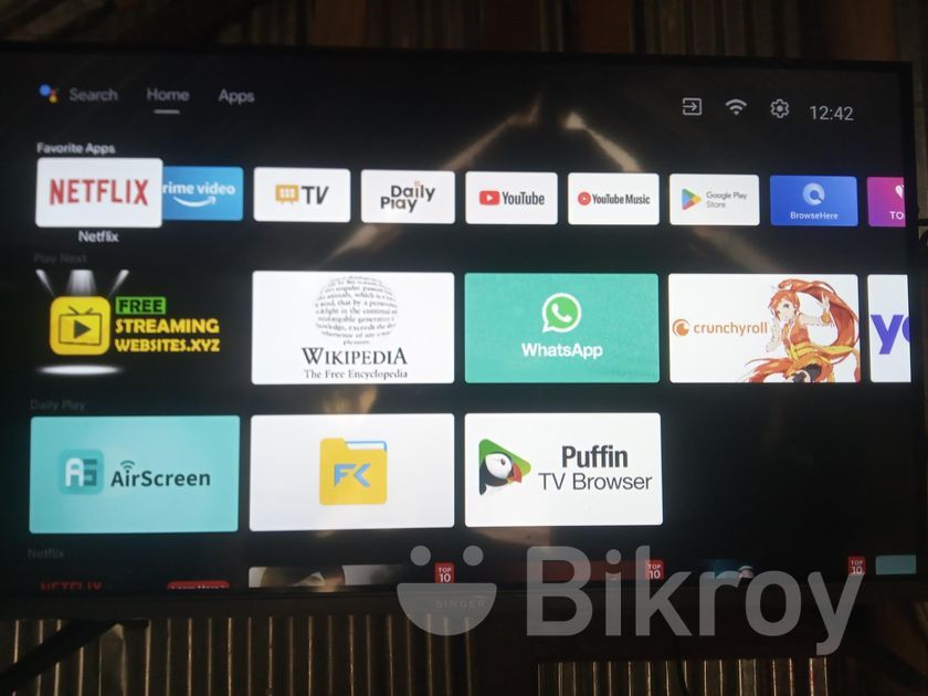 singer Android Smart 32 TV for Sale in Rupsa | Bikroy
