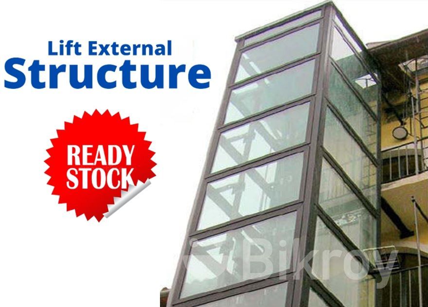 Structure Lift For Old Home | External Elevator, Narrow Space Building ...