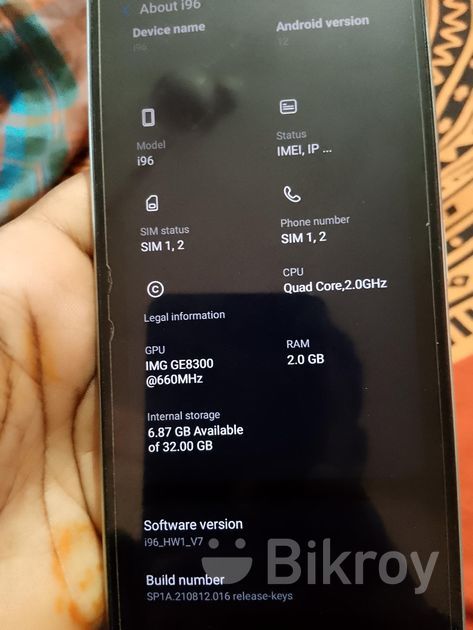 Symphony I96 (Used) for Sale in Savar | Bikroy