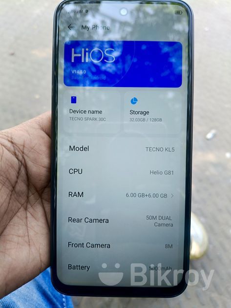 Tecno Spark 30c . (Used) for Sale in Chandgaon | Bikroy