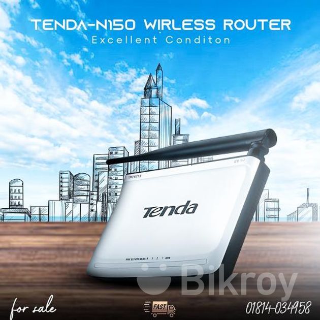 Tenda N150 Wireless WiFi Router | Excellent Condition Full Working for ...