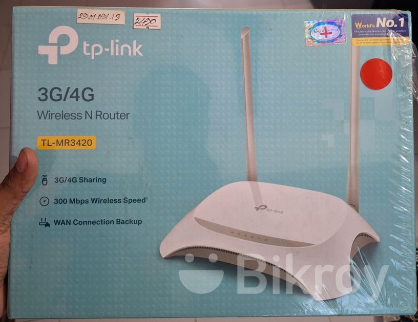Tp-link Mr3420 Wireless Server Router (3g/4g Modem Supported) for Sale in Bashundhara | Bikroy