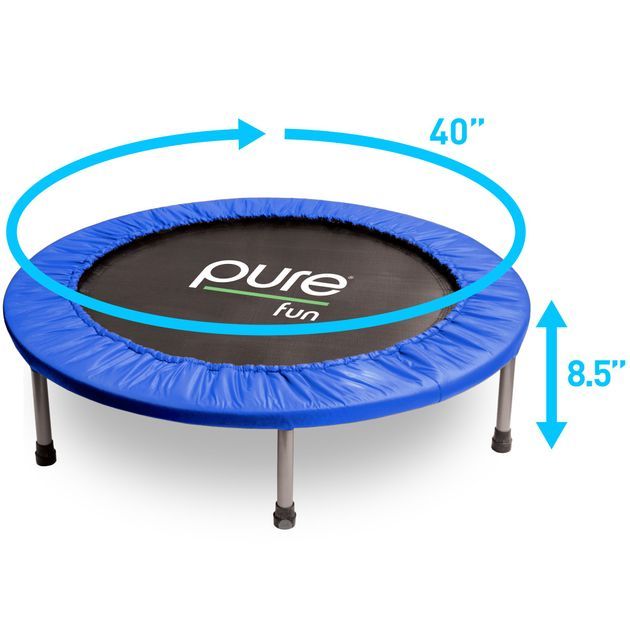 Trampoline - 40 inch Black and Blue for Sale in Mirpur | Bikroy