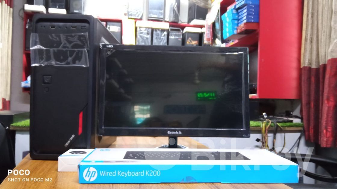 টপ স্পিড PC__মনিটর 22"HD__LED | 1000GB / 128GB SSD 4GB RAM কম্পিউটার for Sale in Mirpur | Bikroy