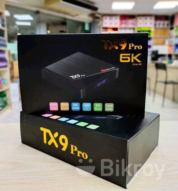 TX9 Pro 6K Ultra HD Smart Android TV Box for HDMI Supported TV/Monitor ...