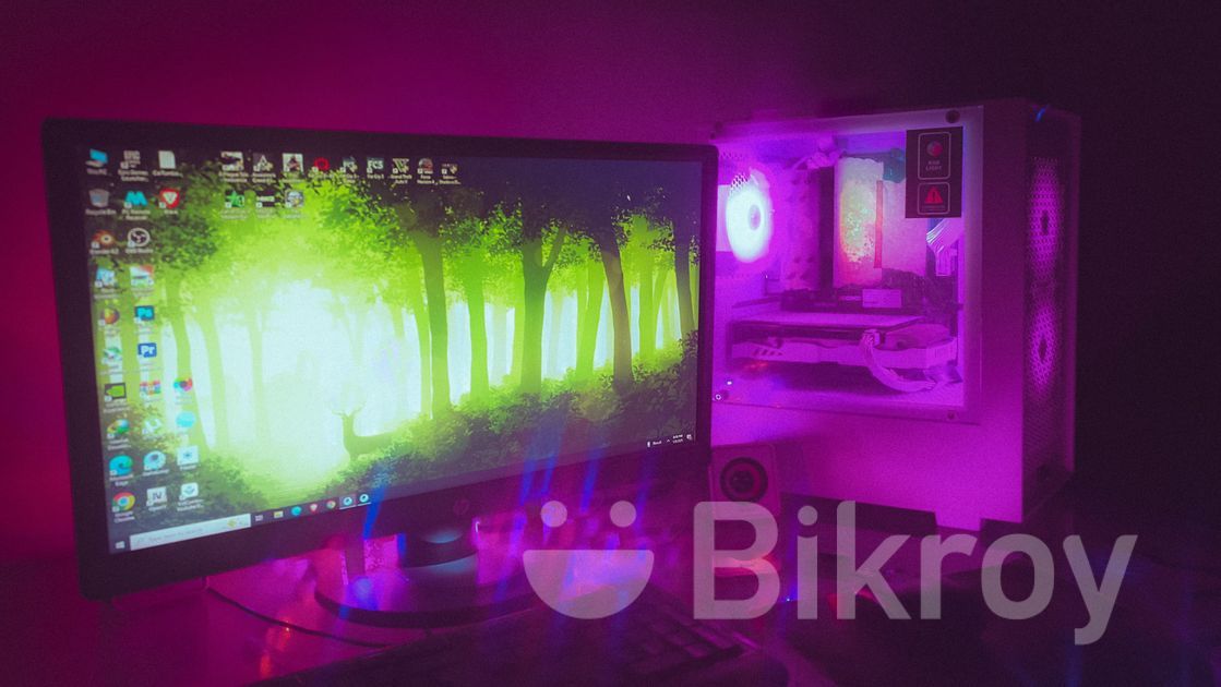 Used Desktop Gaming Pc Full Setup Ryzen 5 3600, GTX 1060 6GB, 16GB 3200 ...