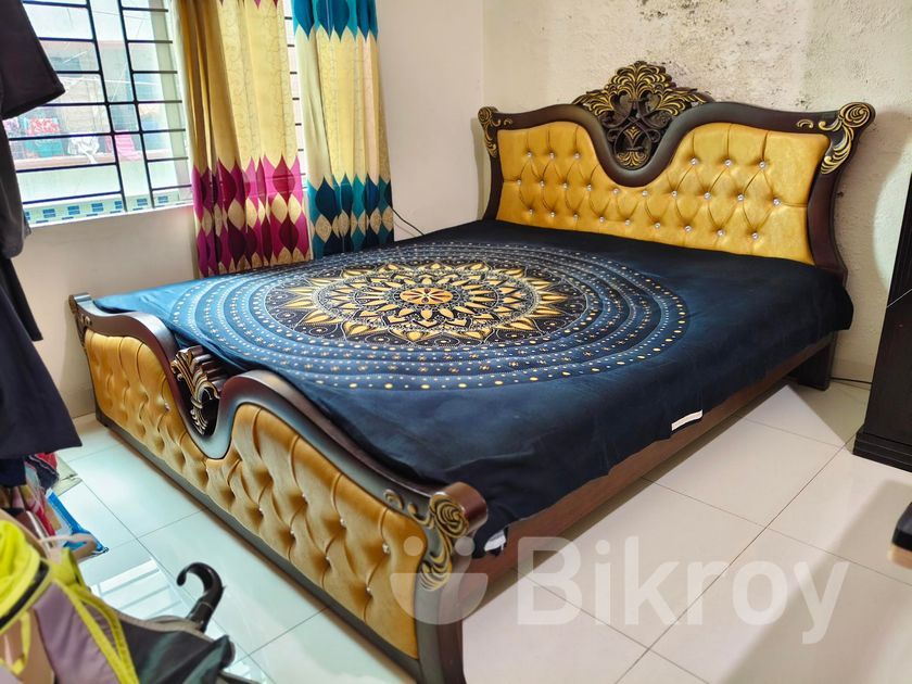 Victoria Design Custom Made Bed King Size 7ft Imported Wood for Sale in ...