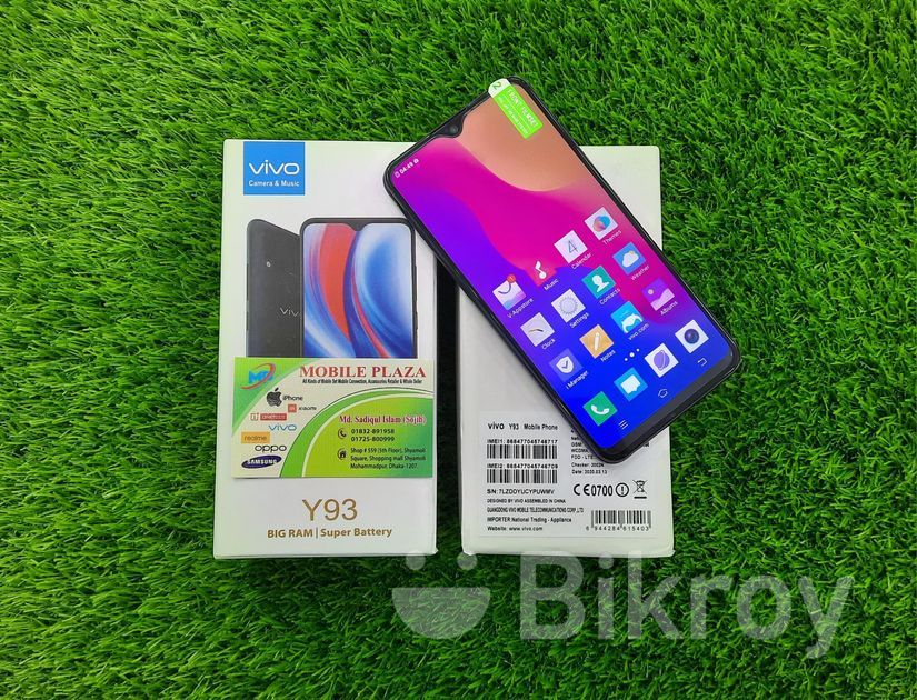 Vivo Y93 🌾6 GB / 128 GB🌾 (New) for Sale in Mirpur | Bikroy