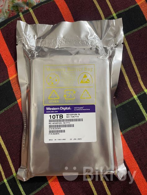 Western Digital 10tb Purple Surveillance Hdd for Sale in Feni | Bikroy