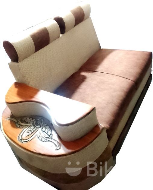 Wooden Modular Sofa/ Lounge Suite with corner piece & glass centerpiece ...