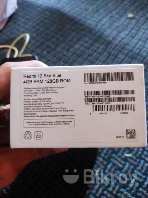 Xiaomi Redmi 12 . (Used) for Sale in Khilgaon | Bikroy