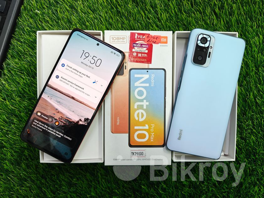Xiaomi Redmi Note 10 Pro Max 6/128GB Official (Used) for Sale in ...