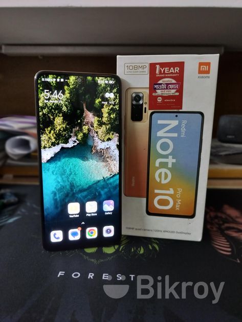 Xiaomi Redmi Note 10 Pro Max 8/128GB (Used) for Sale in Mirpur | Bikroy